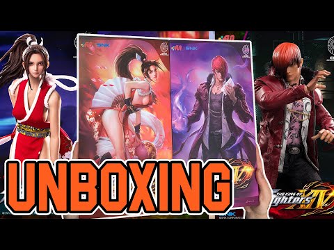 King of Fighters Mai Shiranui & Iori Yagami Figures Unboxing