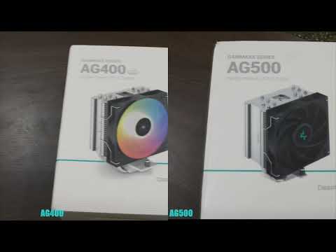 Deepcool ag400 vs ag500 cooler | Ryzen 7 5800x