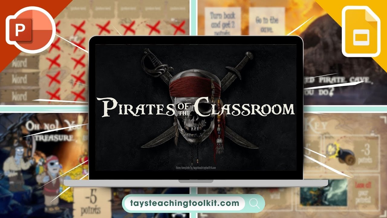 PIRATES OF THE CLASSROOM | Free PowerPoint & Google Slides Game for ESL, EFL, and Foreign Languages