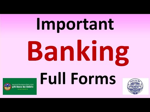 Part-3 #Full Form of Banking terms # Nepal Rastra Bank #ADBL #BankingPreparationinNepal
