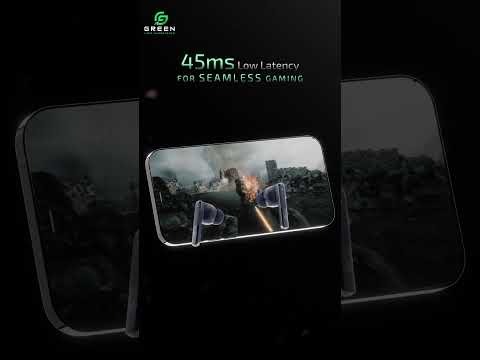 🎧 Green Buds Pro ANC – Noise Cancelling, App-Controlled, Gaming-Ready Earbuds! 🔥 #shorts