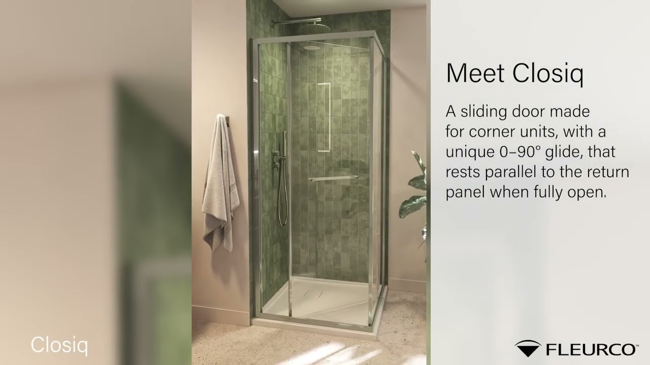meet CLOSIQ - 2026 New Fleurco Shower Door