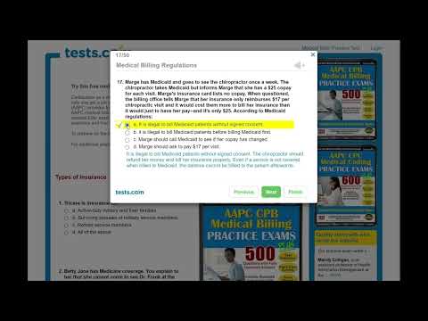 Medical Biller Practice Test