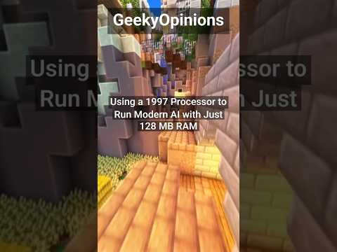 Using a 1997 Processor to Run Modern AI with Just 128 MB RAM