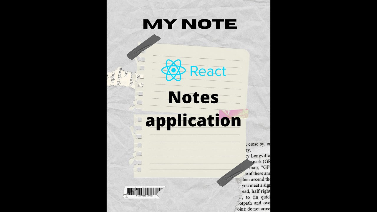 I made a simple Notes application with React!