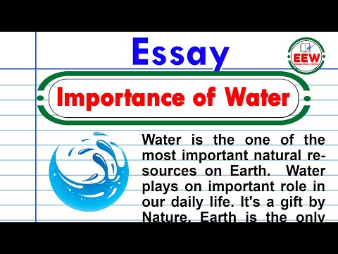 Essay on Importance of Water π¦ || Importance of Water Essay in English