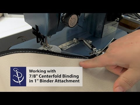 Sunbrella® Centerfold Binding Black 7/8" - Sailrite