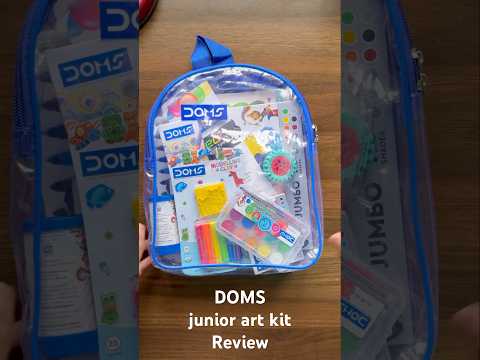 Doms junior art review in Tamil #doms #domskit #artmaterial #forkids
