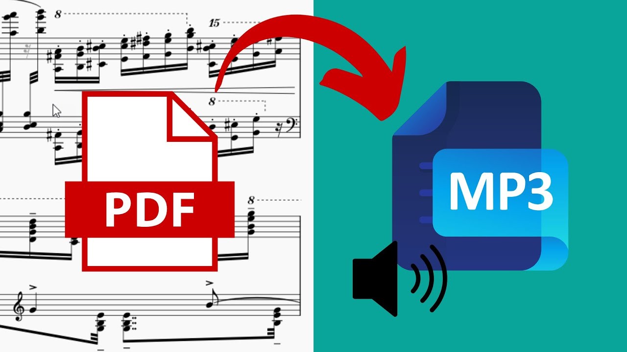 Convert Any PDF SHEET MUSIC into AUDIO FILE Instantly (For Free)!