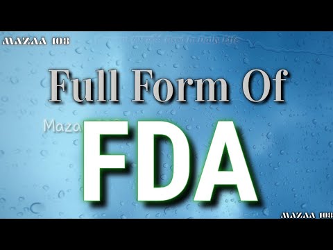 Full Form of FDA | FDA full form | full form FDA | FDA means | FDA Stands for | FDA का फुल फॉर्म