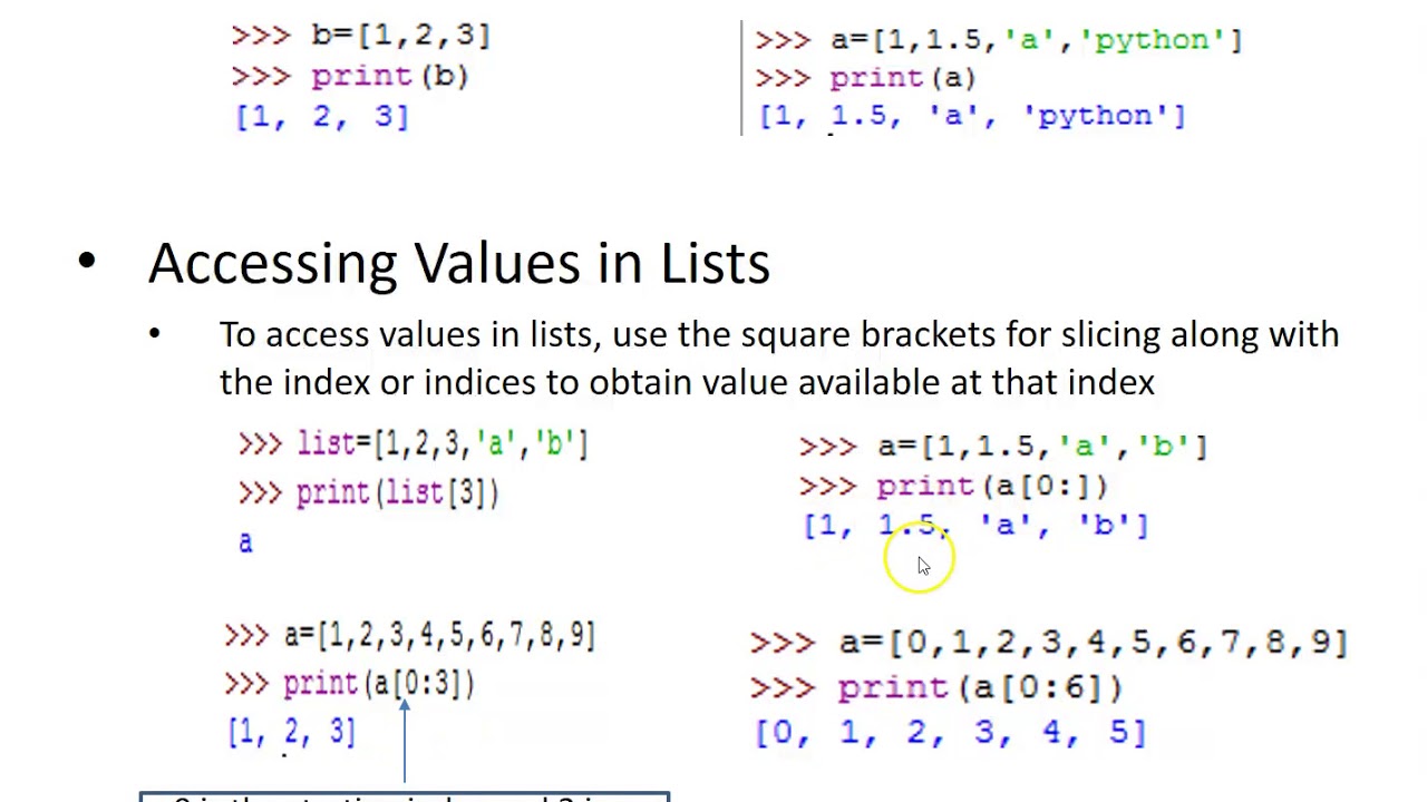 GE8151 - PROBLEM SOLVING AND PYTHON PROGRAMMING -Unit 4 List & operation