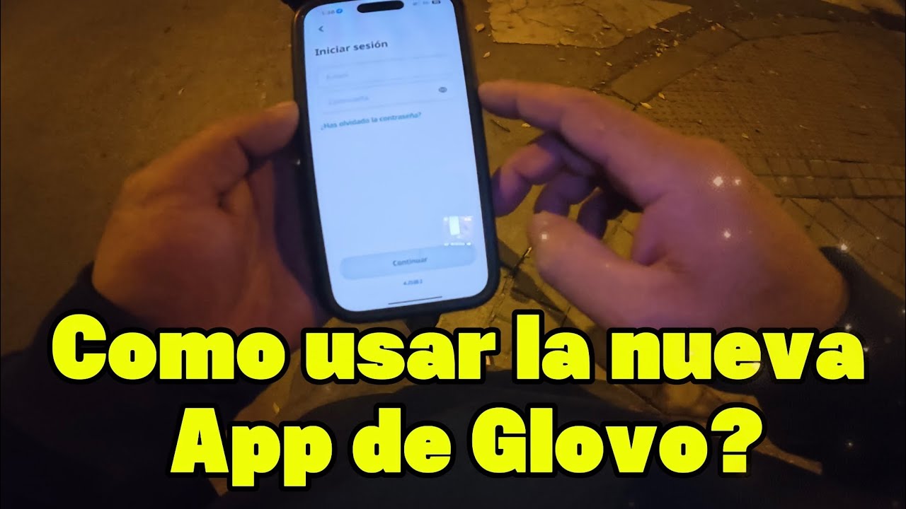 Como usar la nueva App de Glovo?