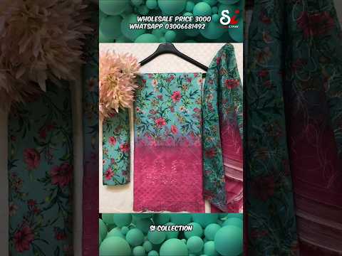 CHICKEN KARI SWISS LAWN 3PC DIGITAL FLORAWL #sicollection
