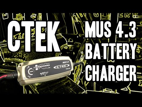 CTEK (56-864) MUS 4.3 12 Volt Fully Automatic 8 Step Battery Charger