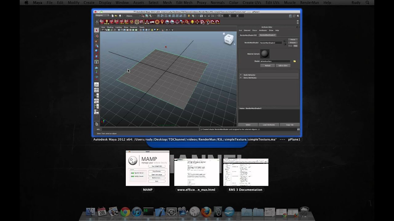 Introduction to RSL - Simple Texturing