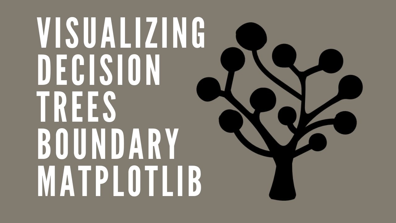Visualizing Decision Tree Boundary using Matplotlib