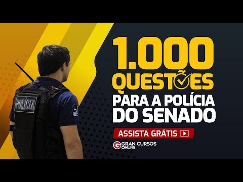 1.000 questões para a Polícia do Senado – Direito Constitucional