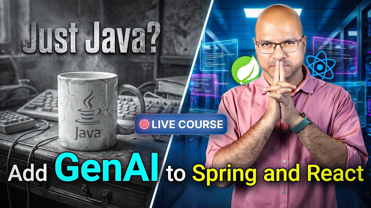 Industry-Ready Java Spring Boot, React & Gen AI Live Course