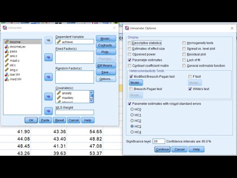 Multiple regression with Robust Standard Errors in SPSS (February 2021)