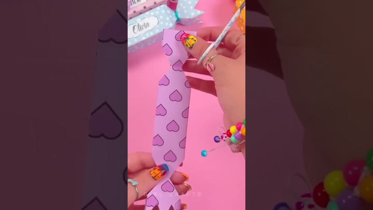 DIY SUPER EASY CANDY BOX IDEA FROM PAPER - EASY PAPER CRAFT GIFT IDEAS