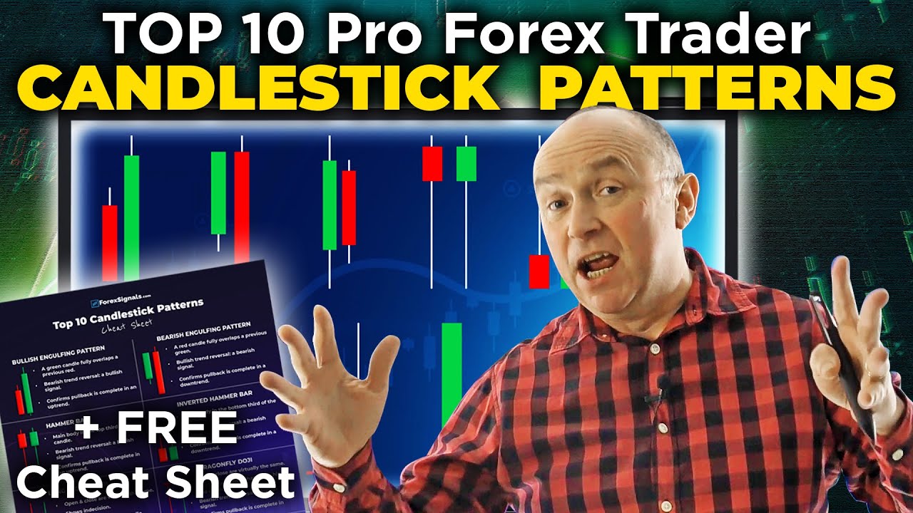 TOP 10 Candlestick Patterns for FOREX Technical Analysis (Bonus: FREE cheat sheet)