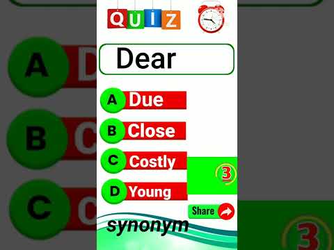 synonyms 😱/Vocabulary/Dear💕