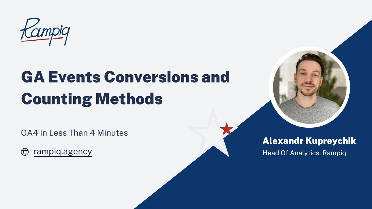 GA4 Events Conversions and Counting Methods