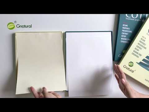 Gnatural cotton linen paper color difference
