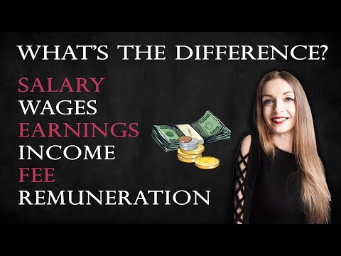 Salary, wages, income, pay... What's the difference? // Vocabulary
