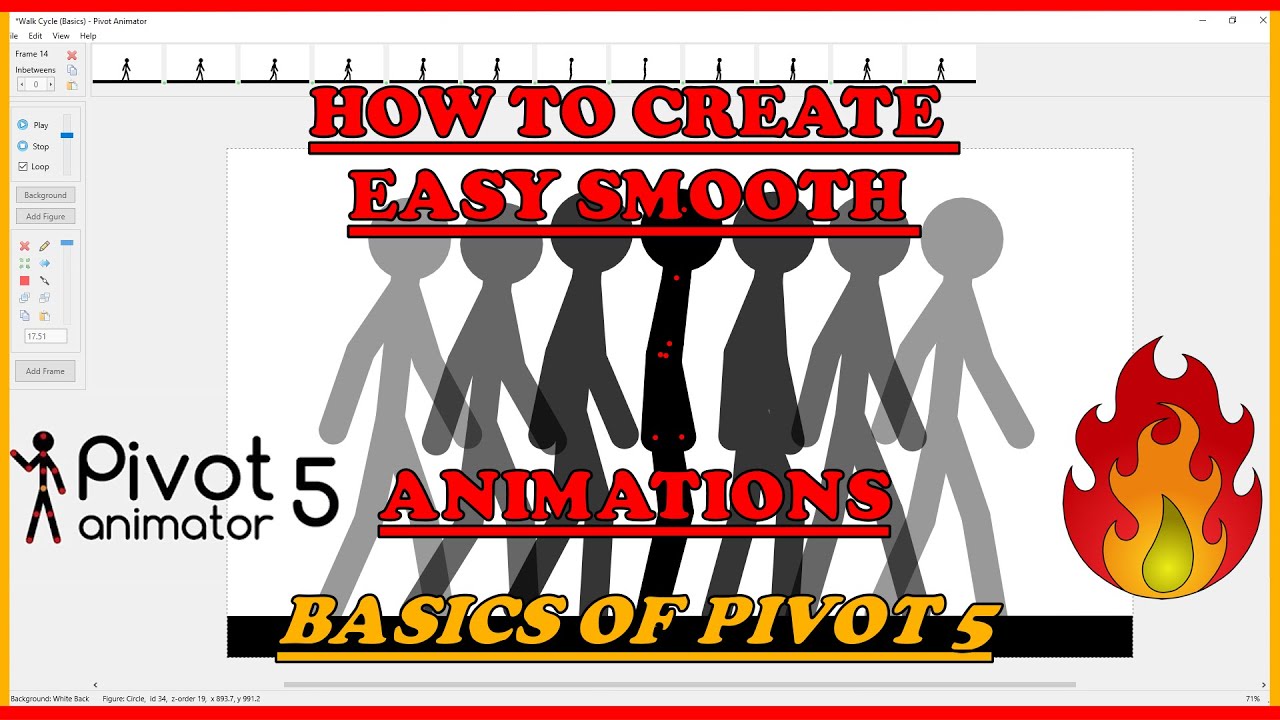 Pivot Animator 5 Tutorial: Getting Started - Animating Walk Cycles