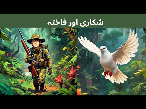 شکاری اور فاختہ | The hunter and a dove | Urdu Stories for kids