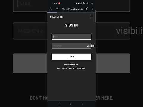 Starlink login problem #starlink #internetaccess #starlinkinternet