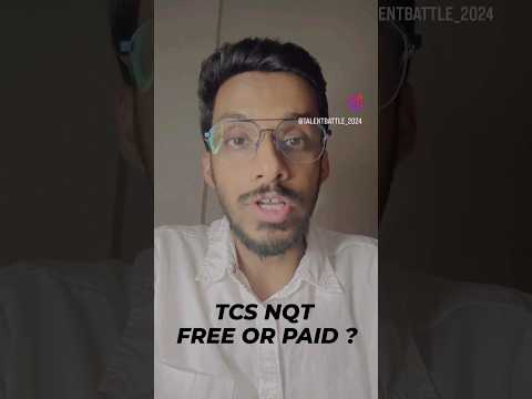 TCS NQT Free or Paid ? Which one should you give?Comment for Queries! #tcsnqt #tcsninja #tcsdigital