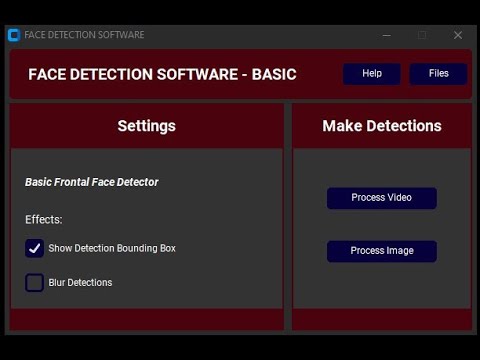 Custom Face Detection Software - Backdrop Build