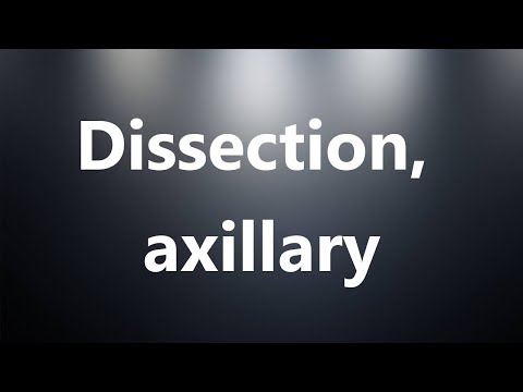 Dissection, axillary - Medical Meaning and Pronunciation