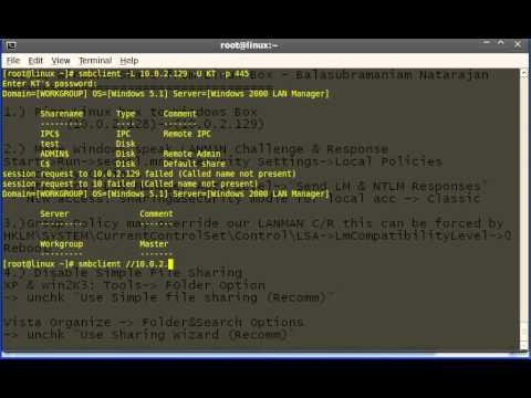Windows SMBCLIENT Share