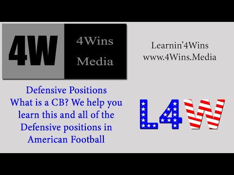 L4W- What is a cornerback? We discuss all the positions to help you learn American football.