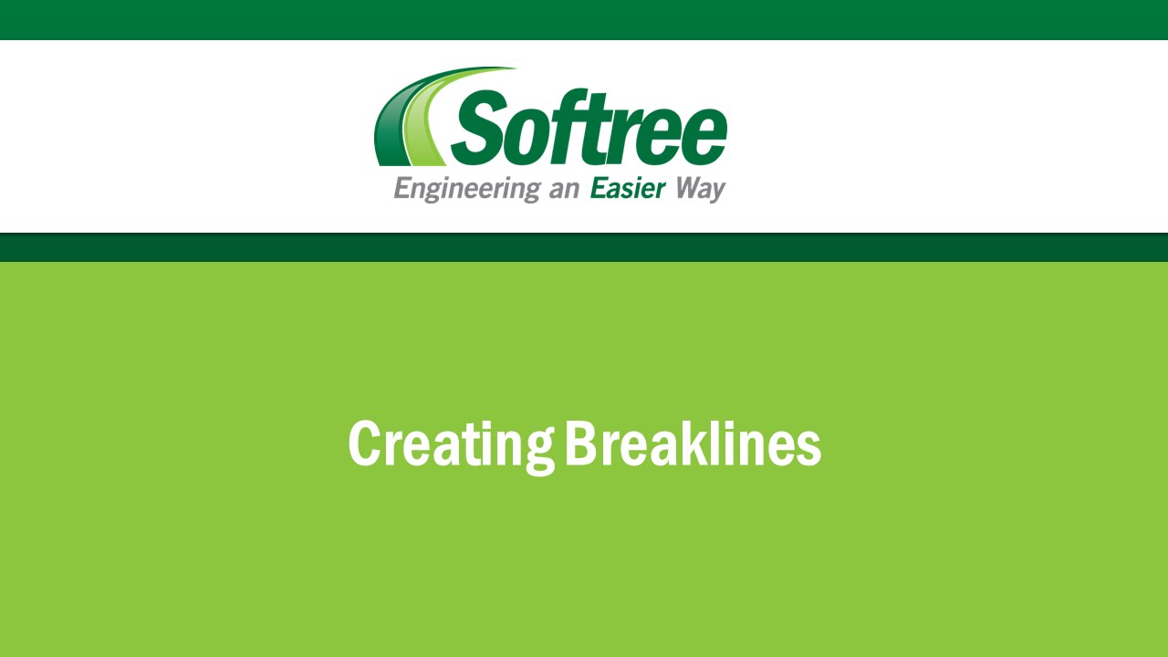 Creating Breaklines