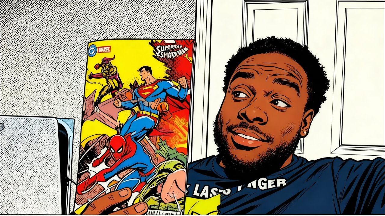 Spiderman and Superman crossover #comics #spiderman #superman 