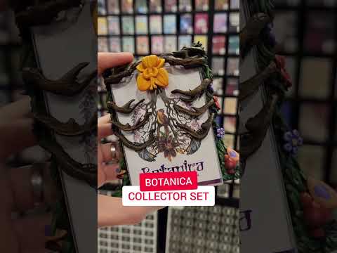 botanica collector playing cards set with a one-of-a-kind custom sculpted deck sleeve #runitdecks