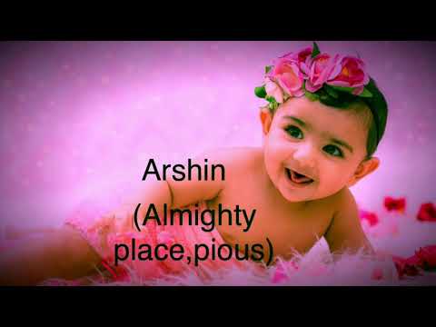 Modern baby girl names starts with A