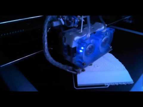 3D-Druck einer Faltkurve mit dem German RepRap X400 CE PRO
