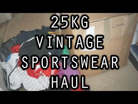 25KG VINTAGE SPORTSWEAR HAUL