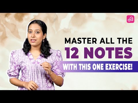 Master 12 Swarasthanas in Carnatic Music | Daily Exercise to Improve Swara Accuracy