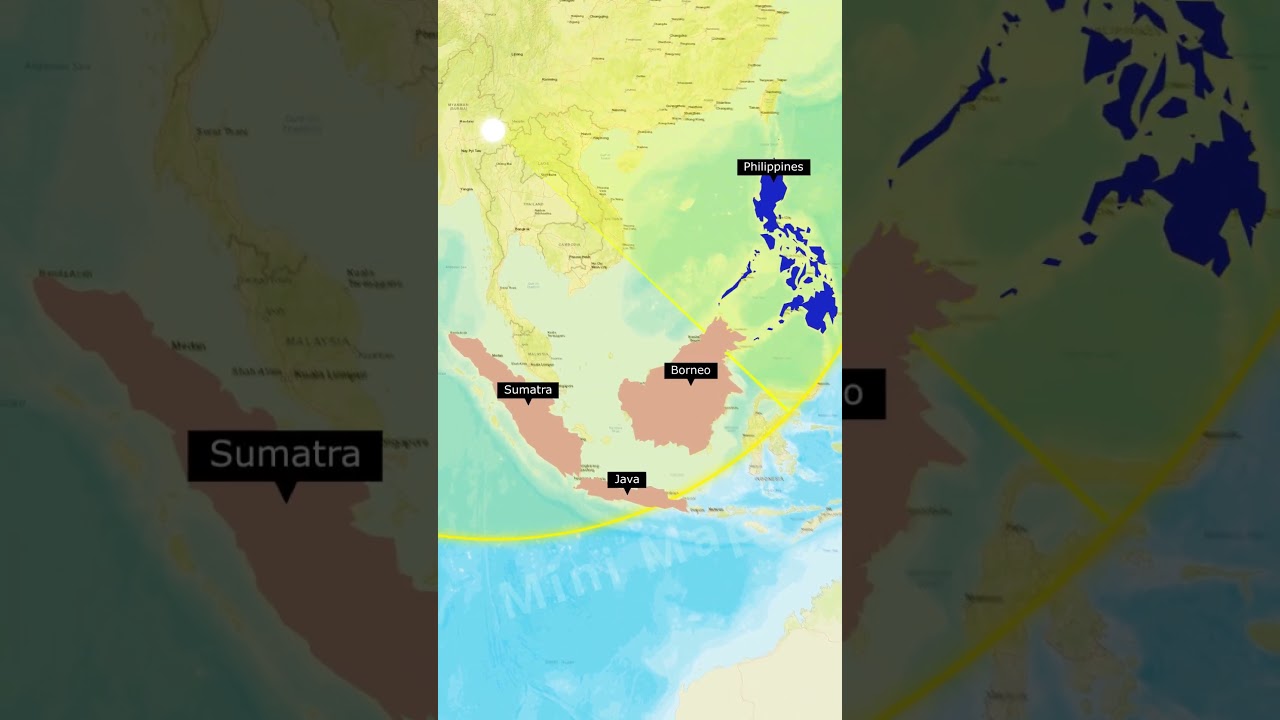 This region holds over half of the global population #shorts #geography #countries #map