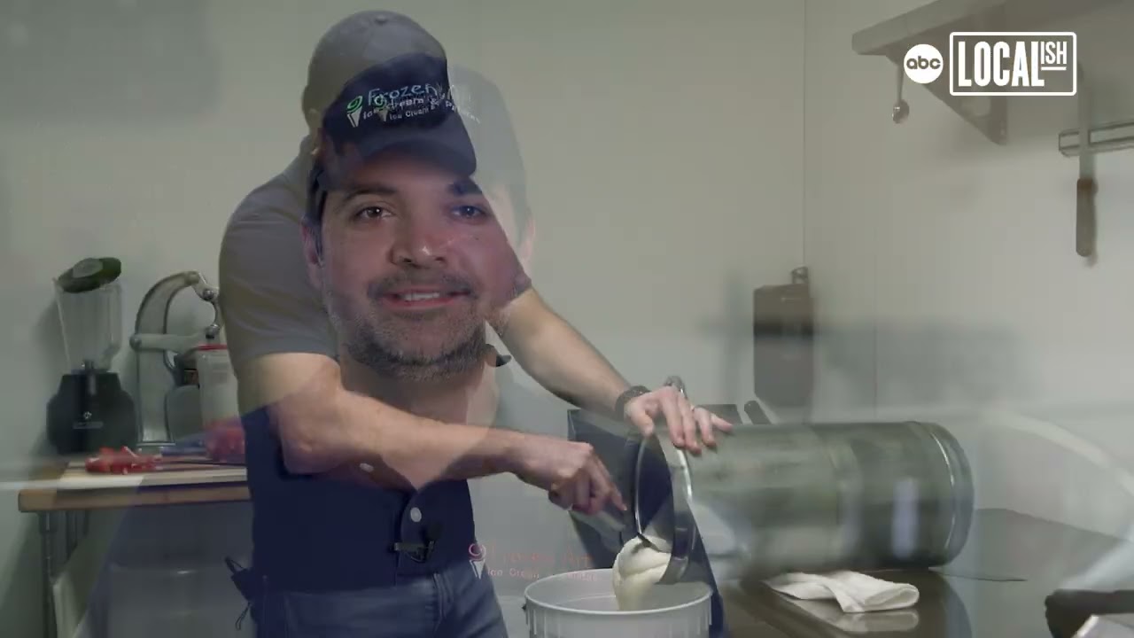 Frozen Art Ice Cream makes each flavorful scoop a masterpiece