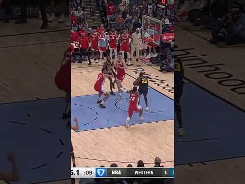 ja morant gets UP for insane block on draymond green ๐ฑ