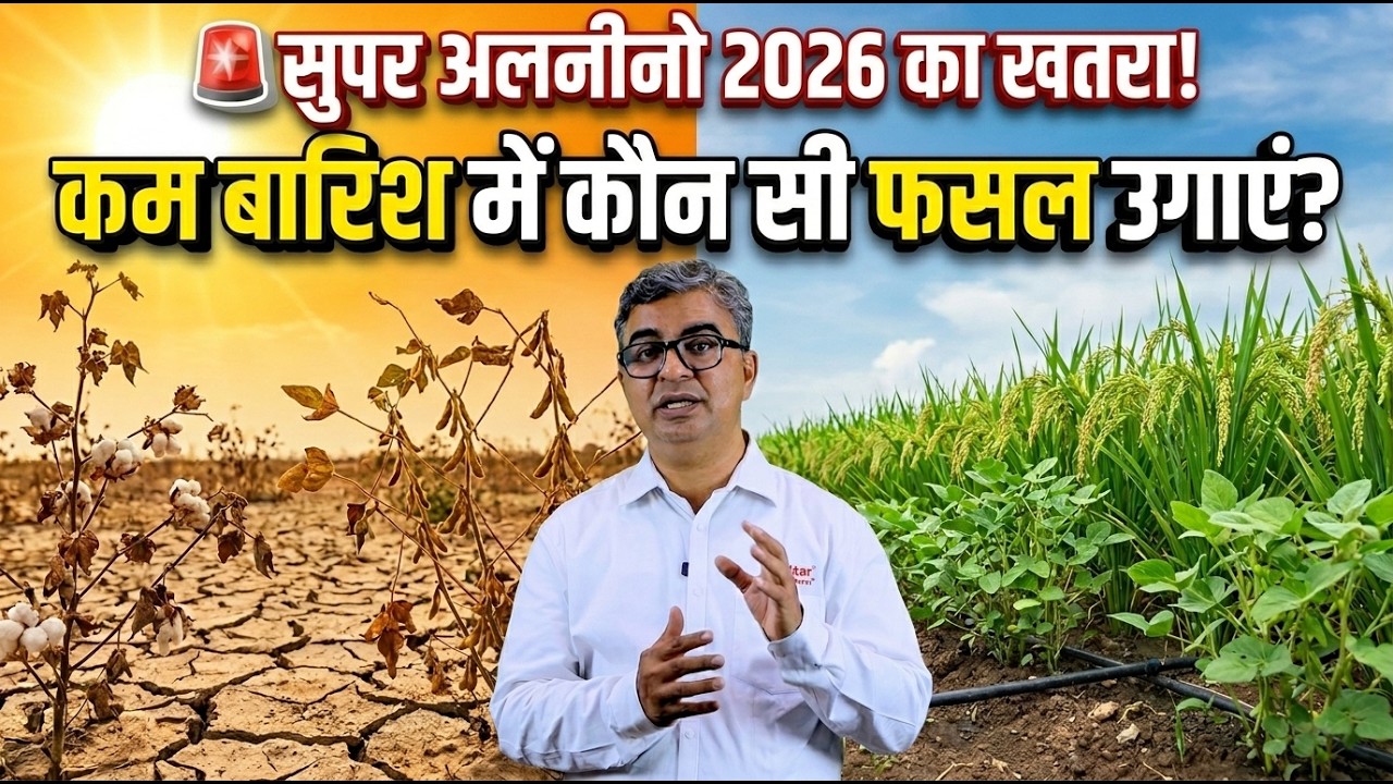 El Niño 2026| El Niño Alert! Which Crops to Grow in Low Rainfall?| El Niño Impact Farming India| ...