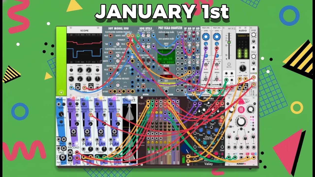 First Patch of the Year | VCV Rack Ambient Generative Performance