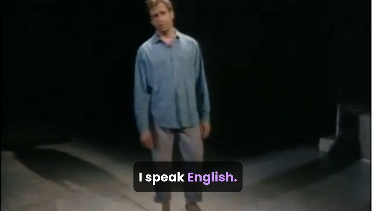 Foreign Language Anxiety. I Dontta Speaka Englese. Kids In The Hall.